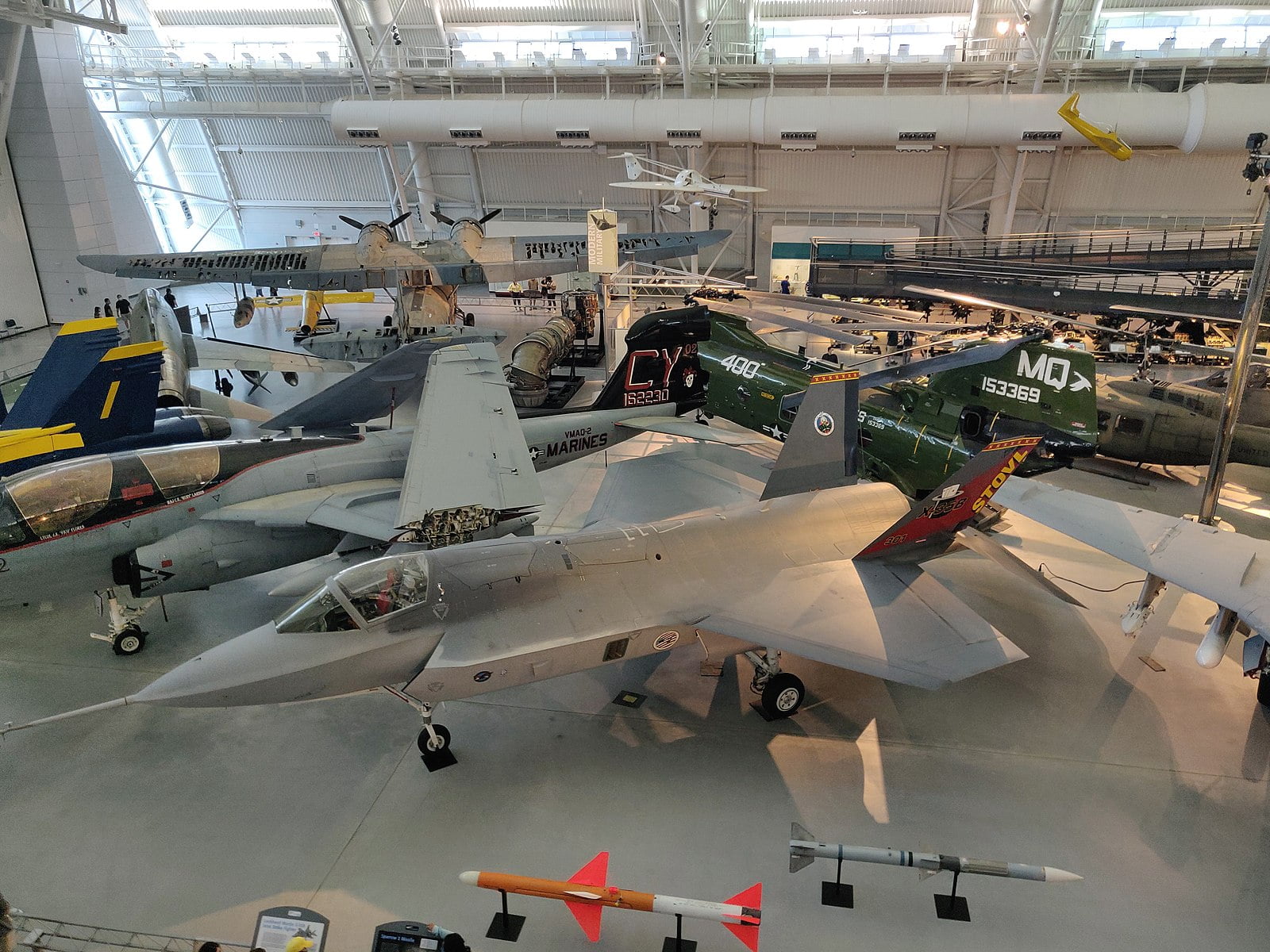 Visiting the Udvar-Hazy Center, a branch of the Smithsonian National Air and Space Museum ...