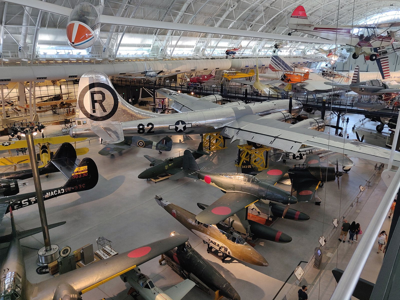 Visiting the Udvar-Hazy Center, a branch of the Smithsonian National Air and Space Museum ...